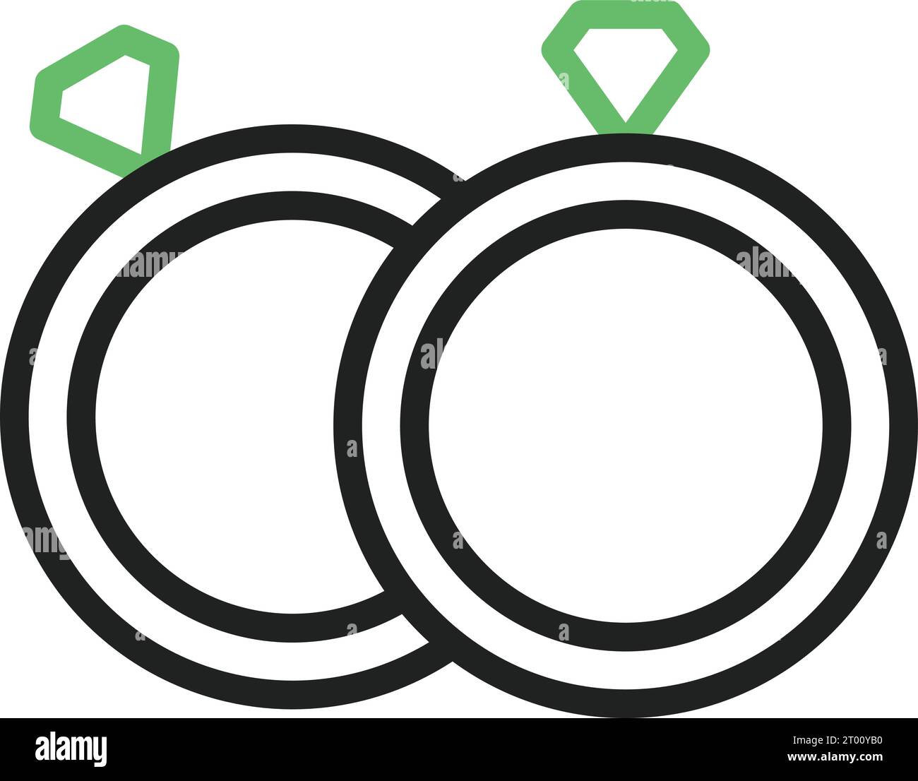 Wedding Rings icon vector image Stock Vector Image & Art - Alamy