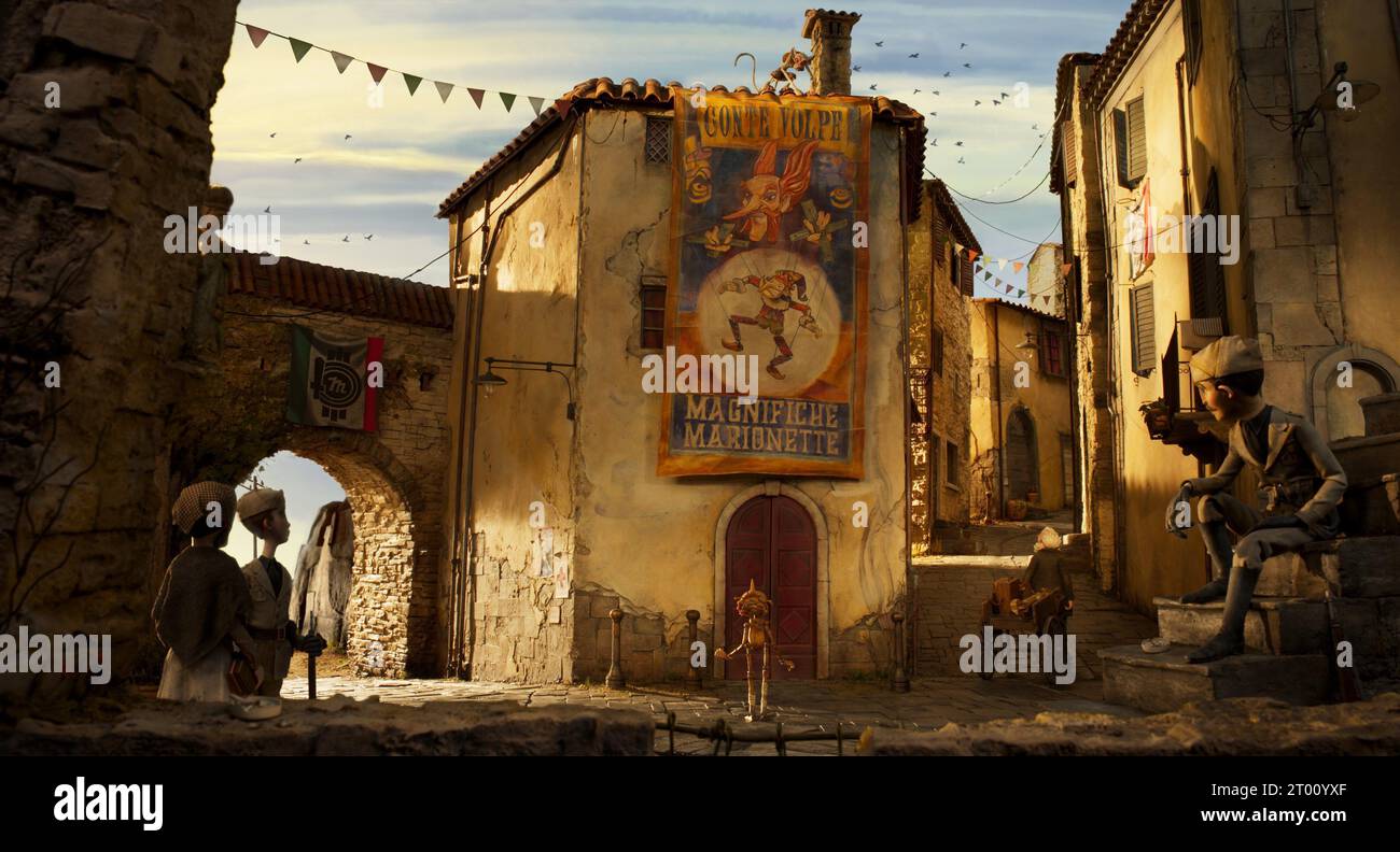 Guillermo del toro's pinocchio poster hi-res stock photography and ...