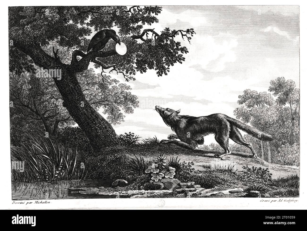 Le Corbeau et le Renard (The Crow and the Fox) The Fables of La ...