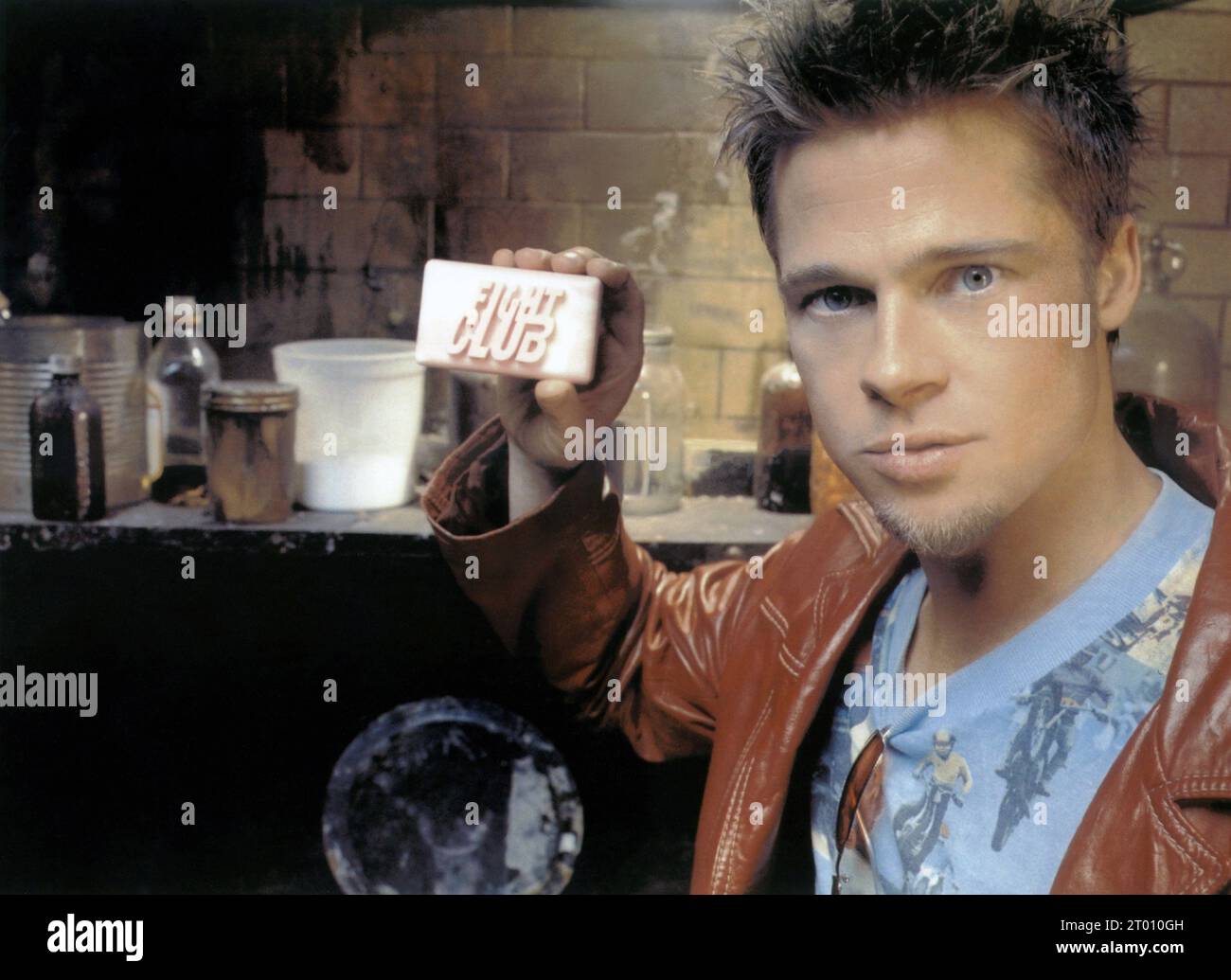 Fight Club Year : 1999 USA Director : David Fincher Brad Pitt Stock ...