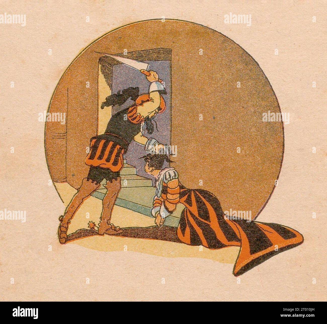 Bluebeard Illustration published in "Les contes de Perrault", by ...