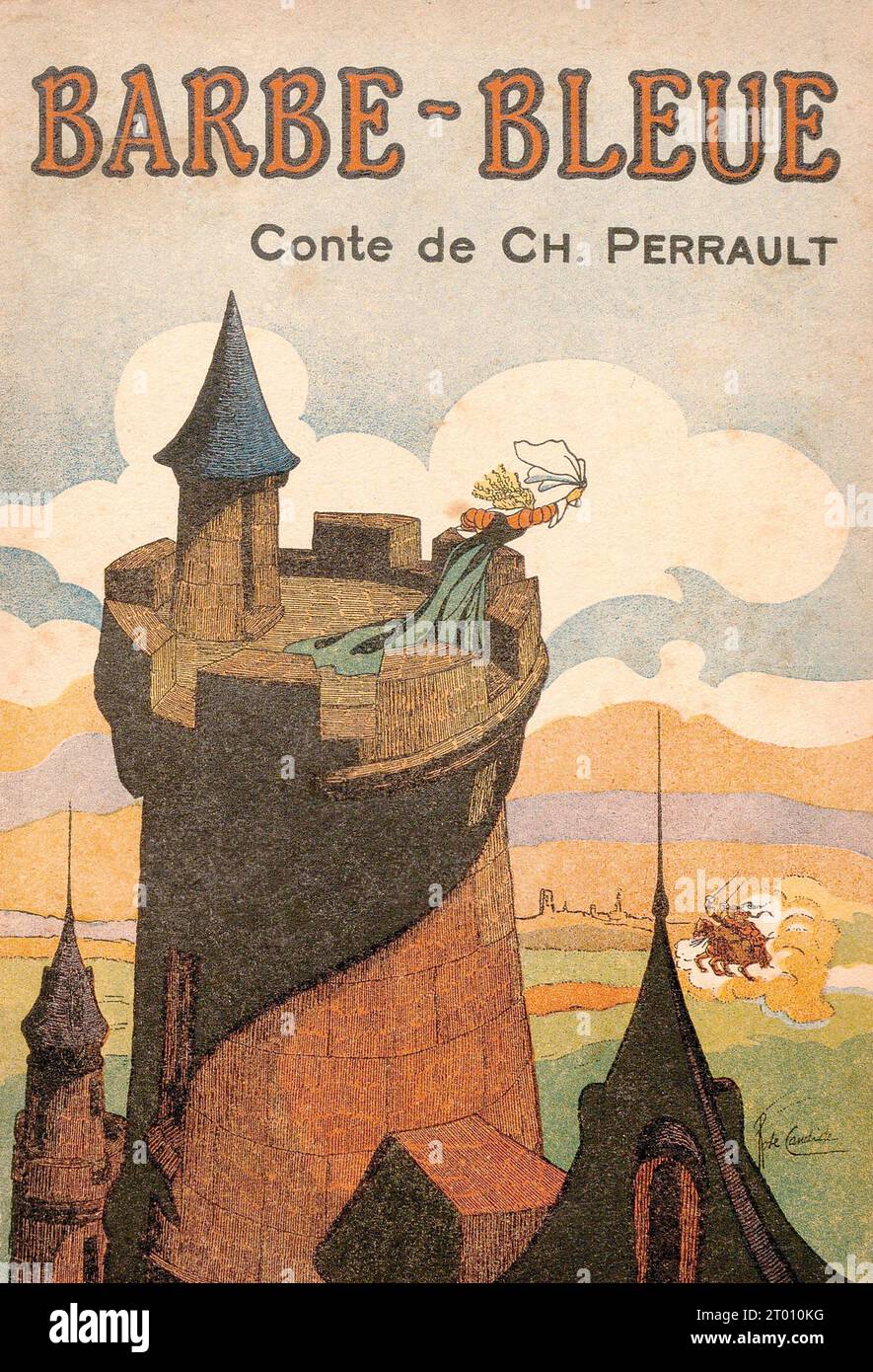 Bluebeard Illustration published in "Les contes de Perrault", by ...