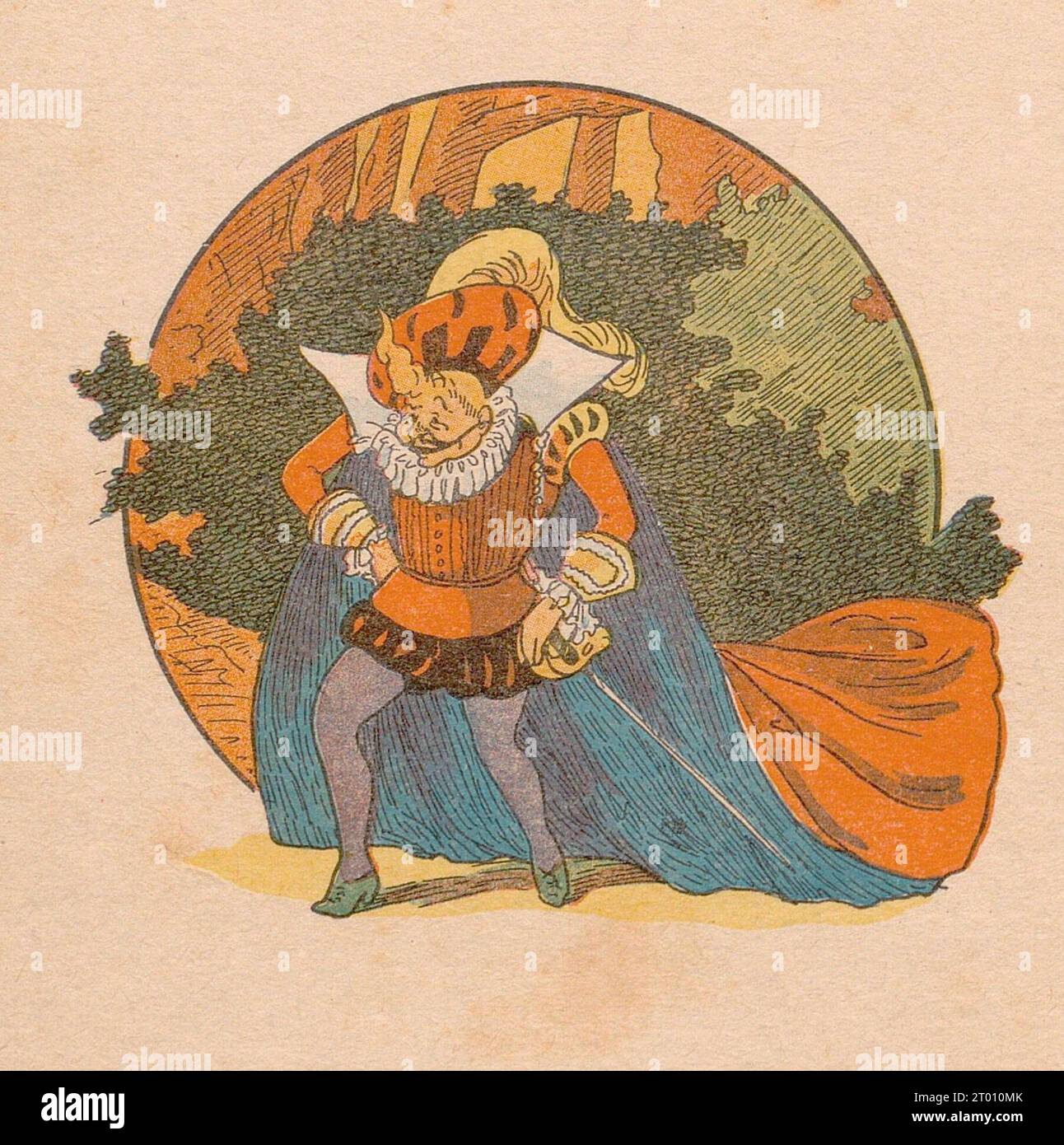 Riquet with the Tuft Illustration published in "Les contes de Perrault ...