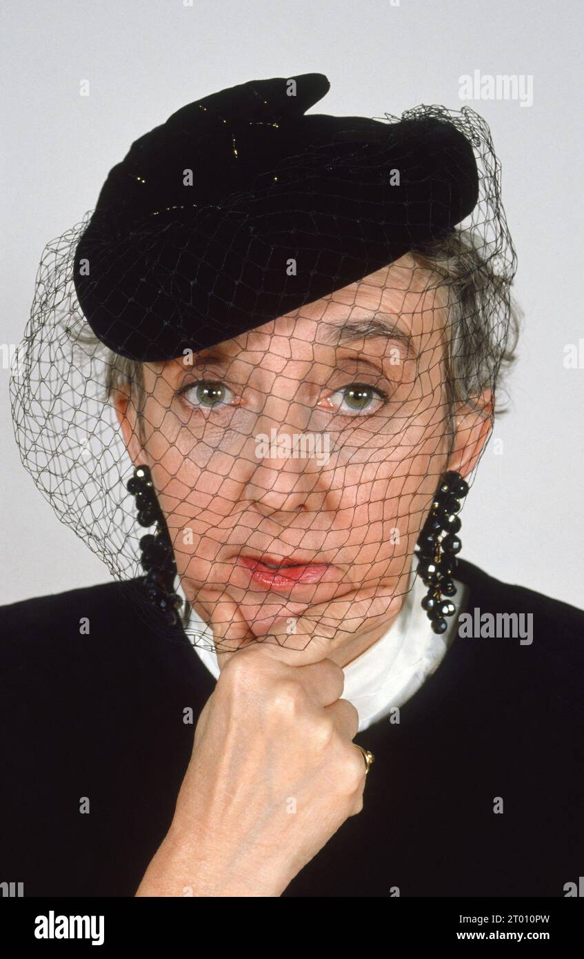 Portrait of actress Marie-Pierre Casey. November 8, 1989 Stock Photo ...