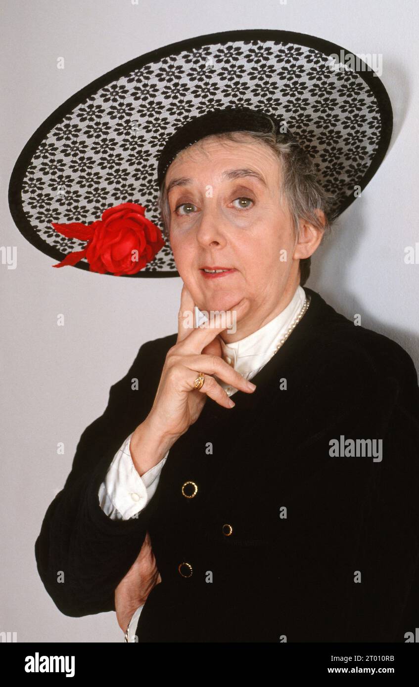 Portrait of actress Marie-Pierre Casey. November 8, 1989 Stock Photo ...