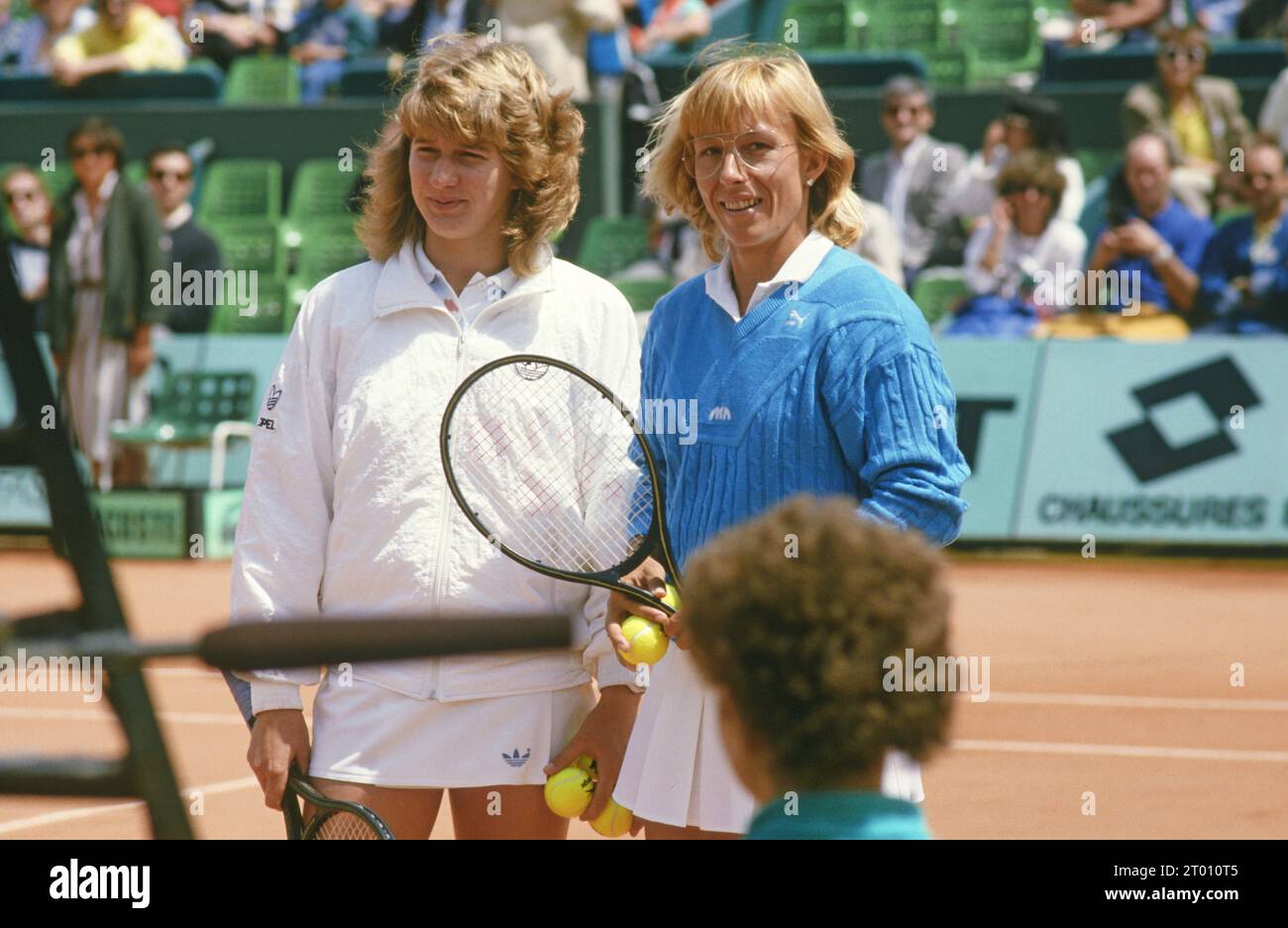 German tennis player Steffi Graf during the women's singles final of ...
