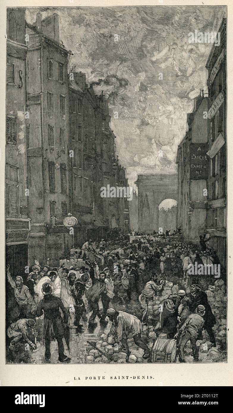 Third part (Day three), chapter VIII. The Porte Saint-Denis ...