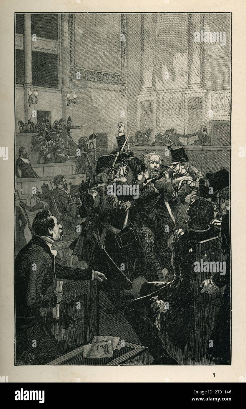 First part (Day one), chapter VIII. Violation of the National Assembly ...