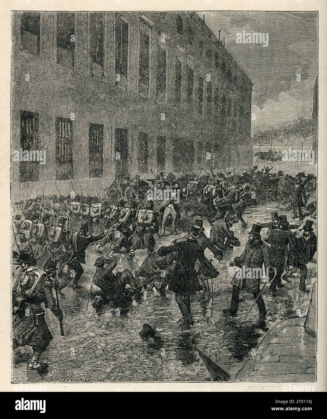 First part (Day one), chapter X. The charge in front of the Porte-Noire ...