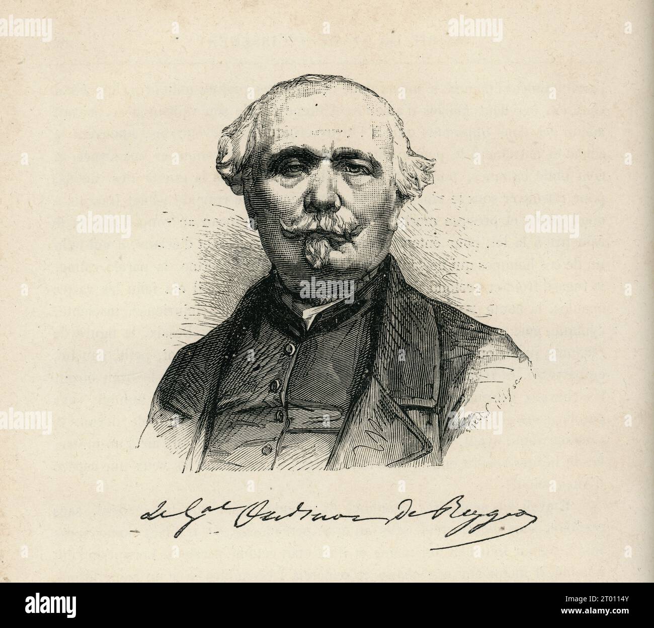 Portrait of Nicolas Oudinot. Illustrator: A. Gilbert. Engravers: Joseph ...