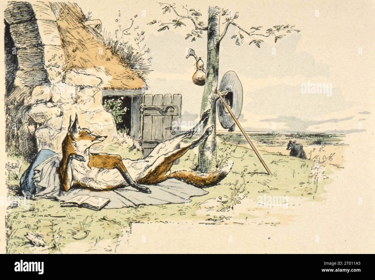 Reynard the Fox Plate illustrated by Auguste Vimar and published in "Le ...