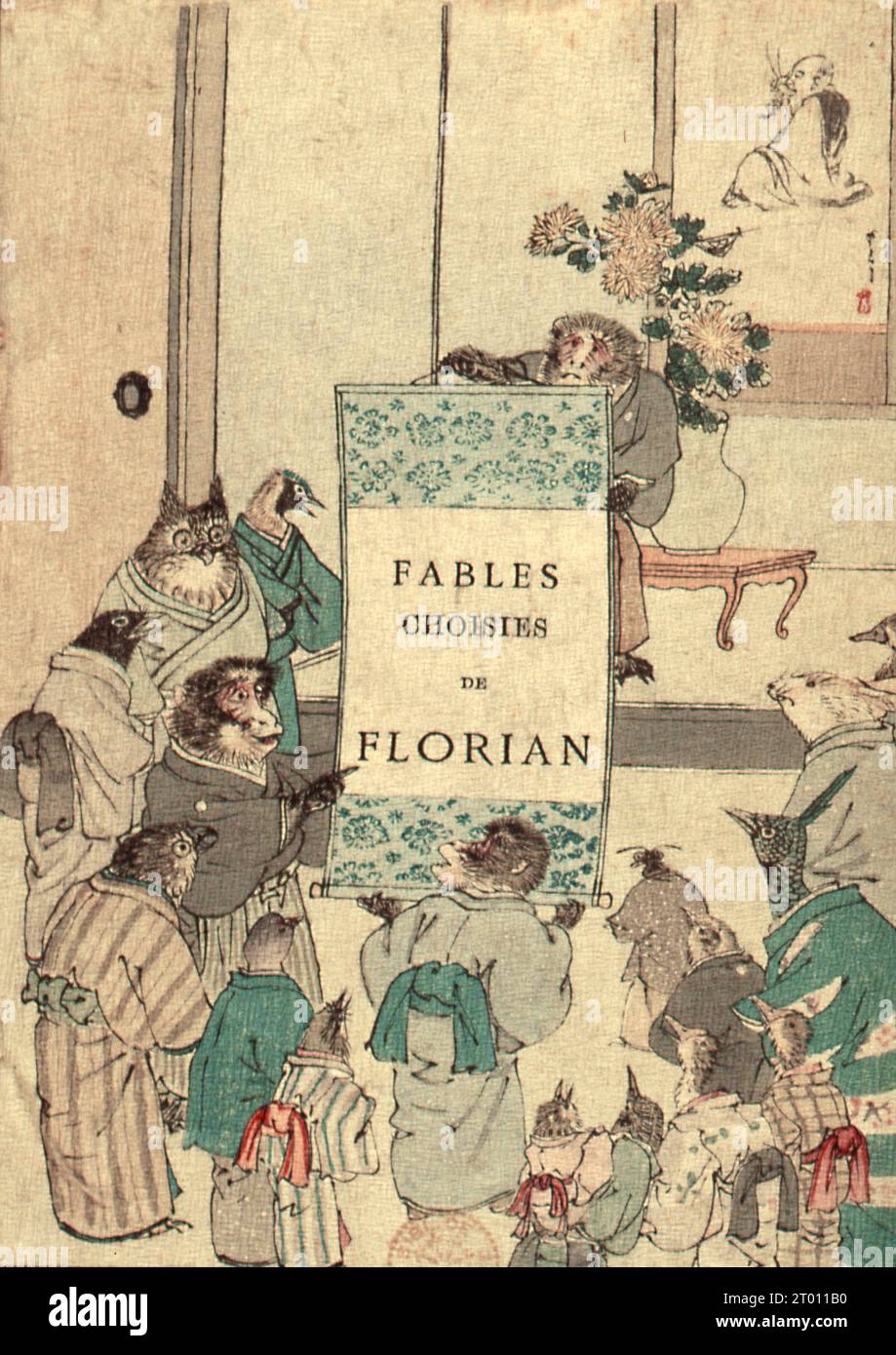 Selected fables by J.-P. Claris de Florian, illustrated by Japanese ...