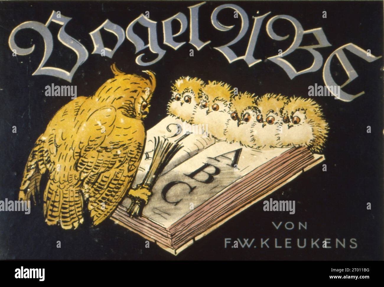 Cover of the German bird alphabet book "Vogel ABC", written by ...
