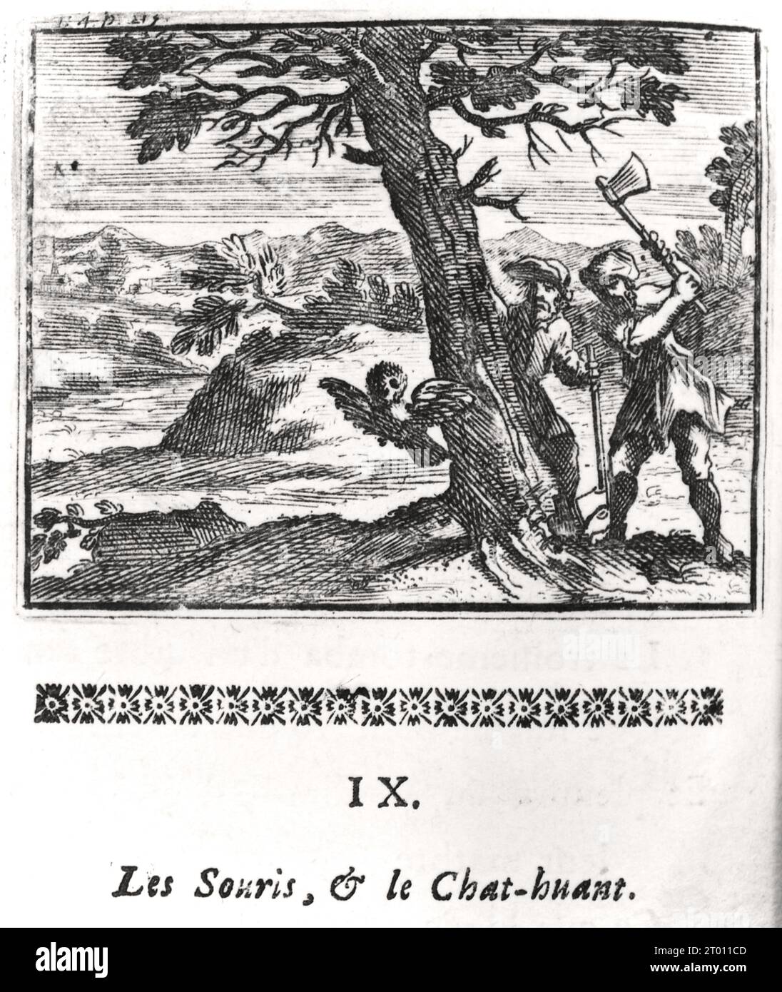 Les Souris et le Chat-huant The Fables of La Fontaine, illustrated by ...