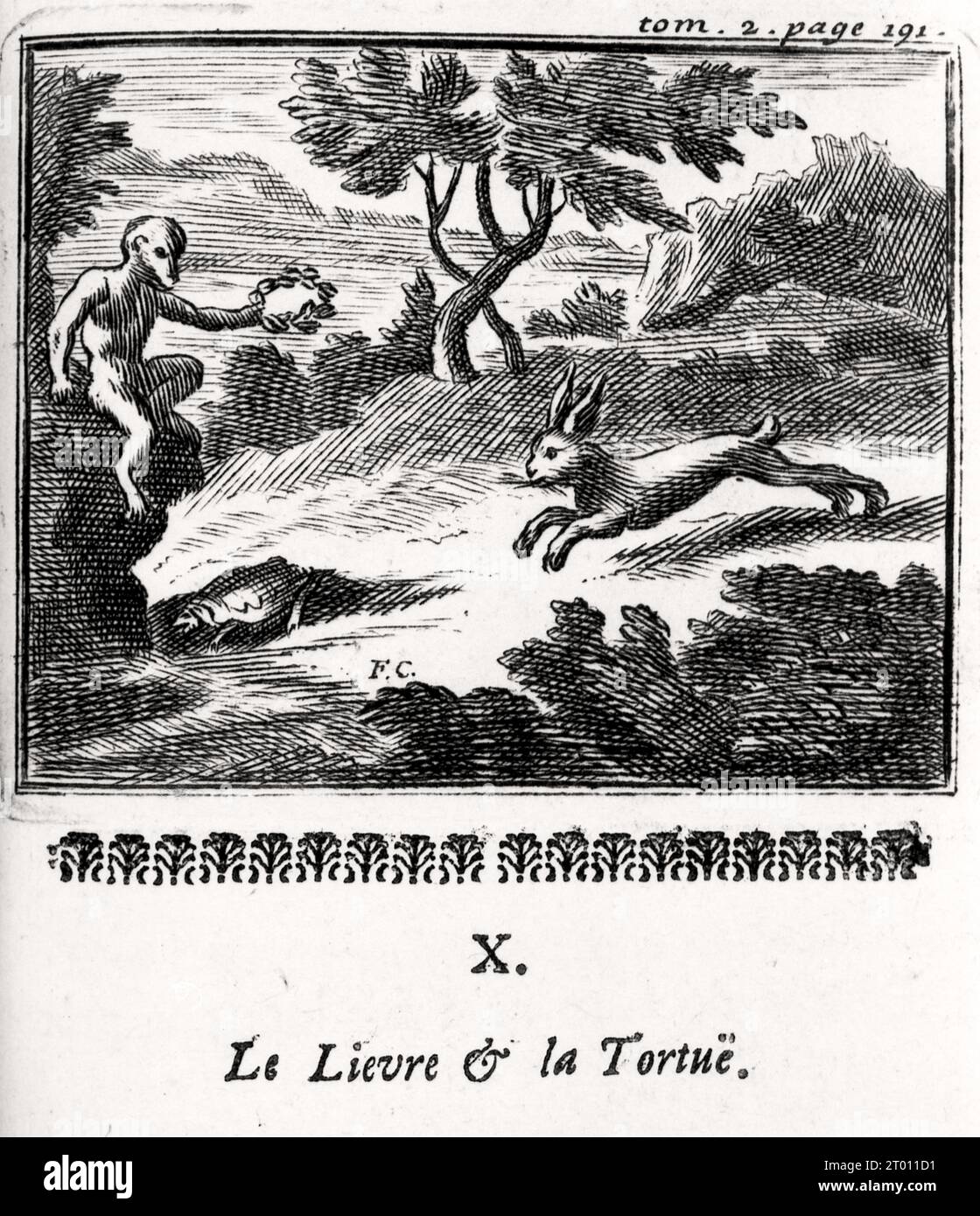 Le Lièvre et la Tortue (The Hare and the Tortoise) The Fables of La ...