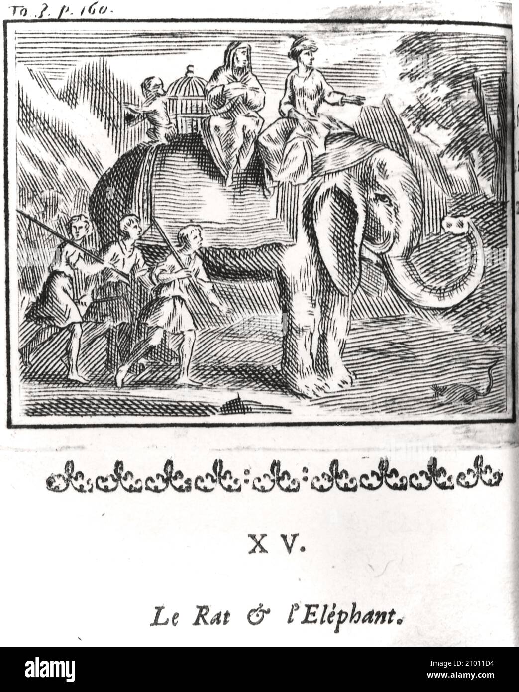 Le Rat et l'Eléphant (The Rat and the Elephant) The Fables of La ...