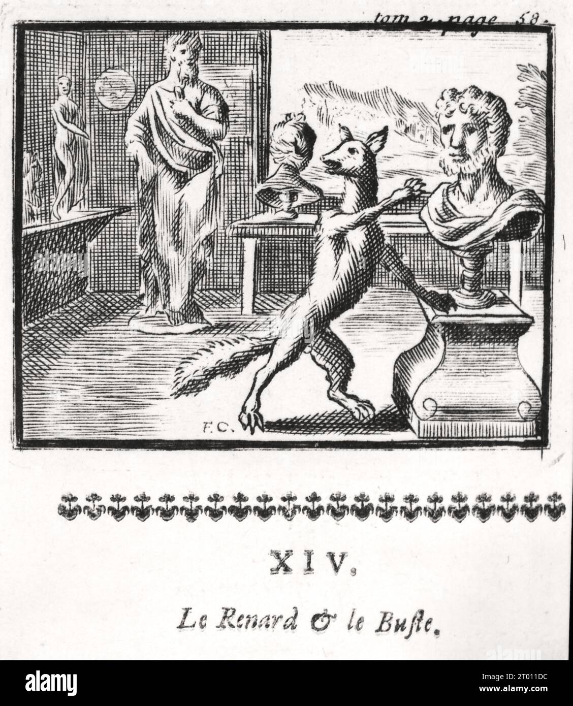 Le Renard et le Bufle (The Fox and the Beef) The Fables of La Fontaine ...