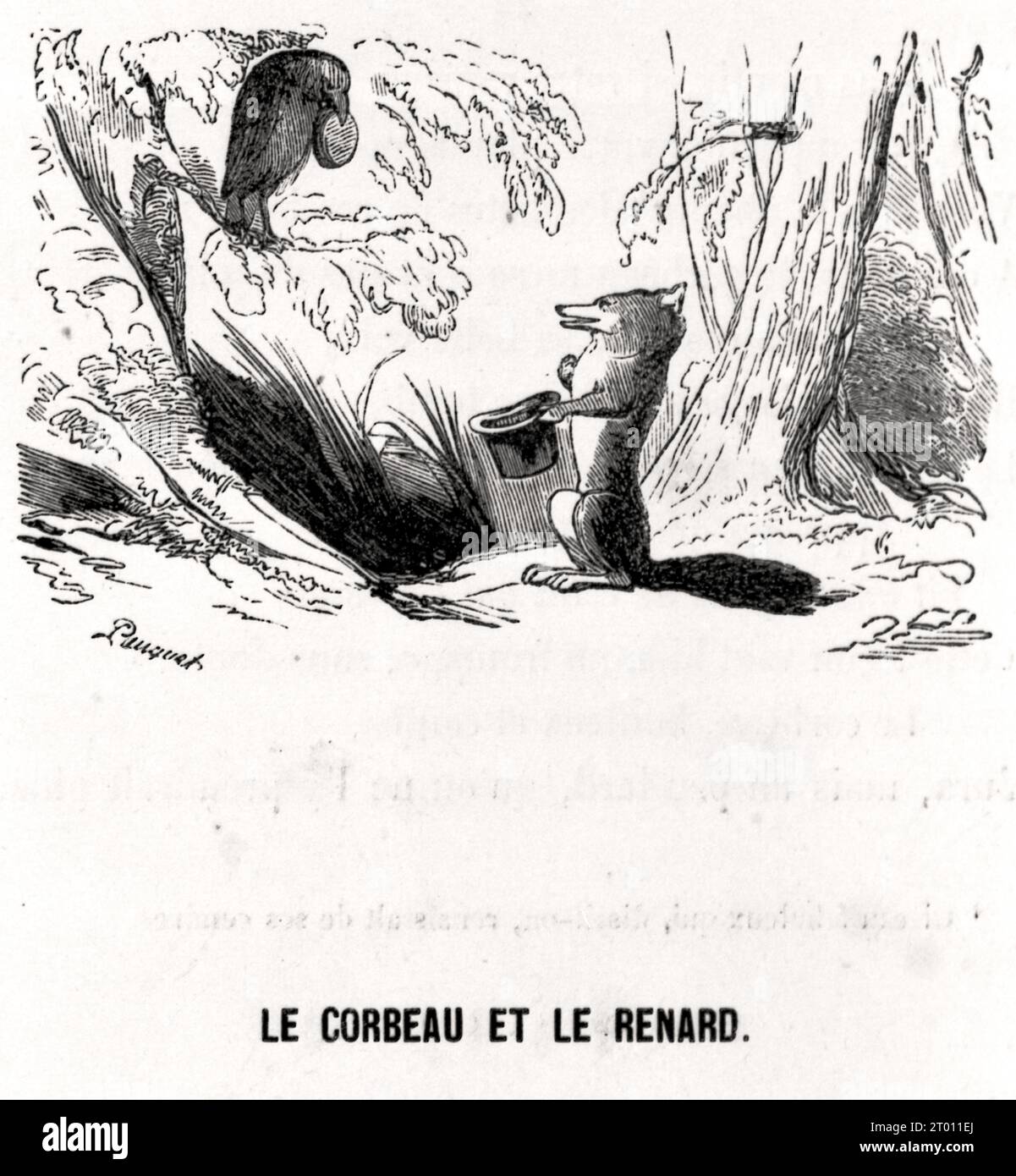 Le Corbeau et le Renard (The Crow and the Fox) The Fables of La ...
