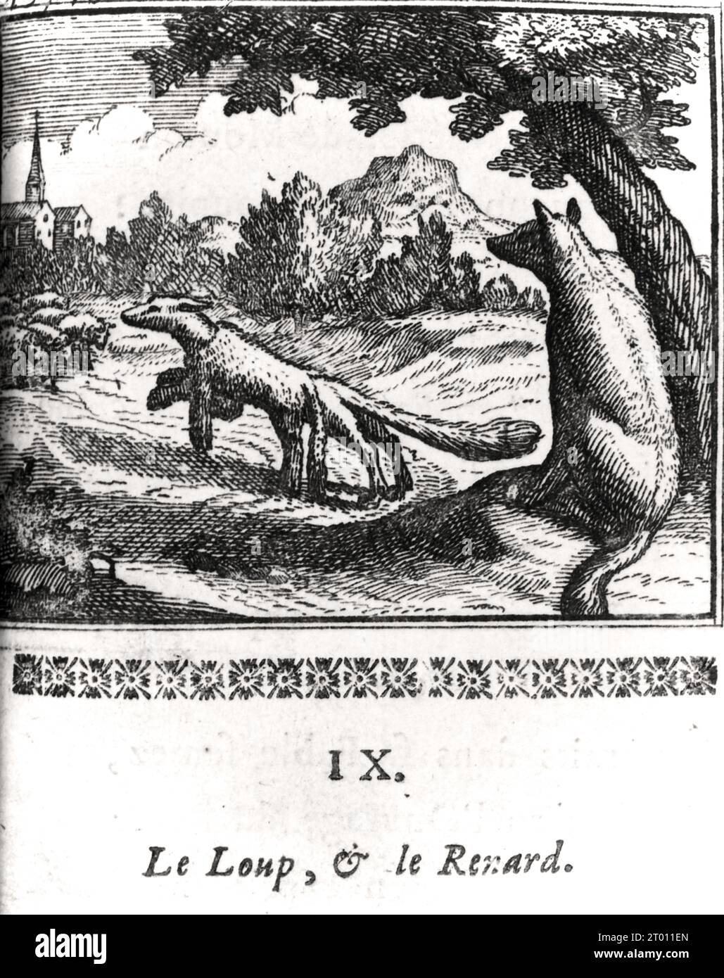Le Loup et le Renard (The Wolf and the Fox) The Fables of La Fontaine ...