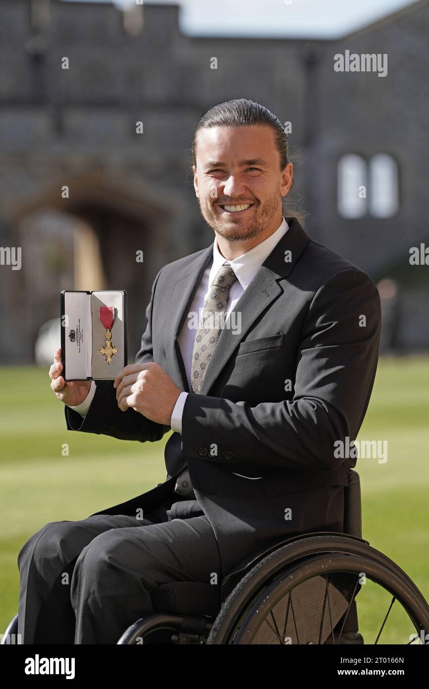 Gordon Reid after being made an Officer of the Order of the British ...