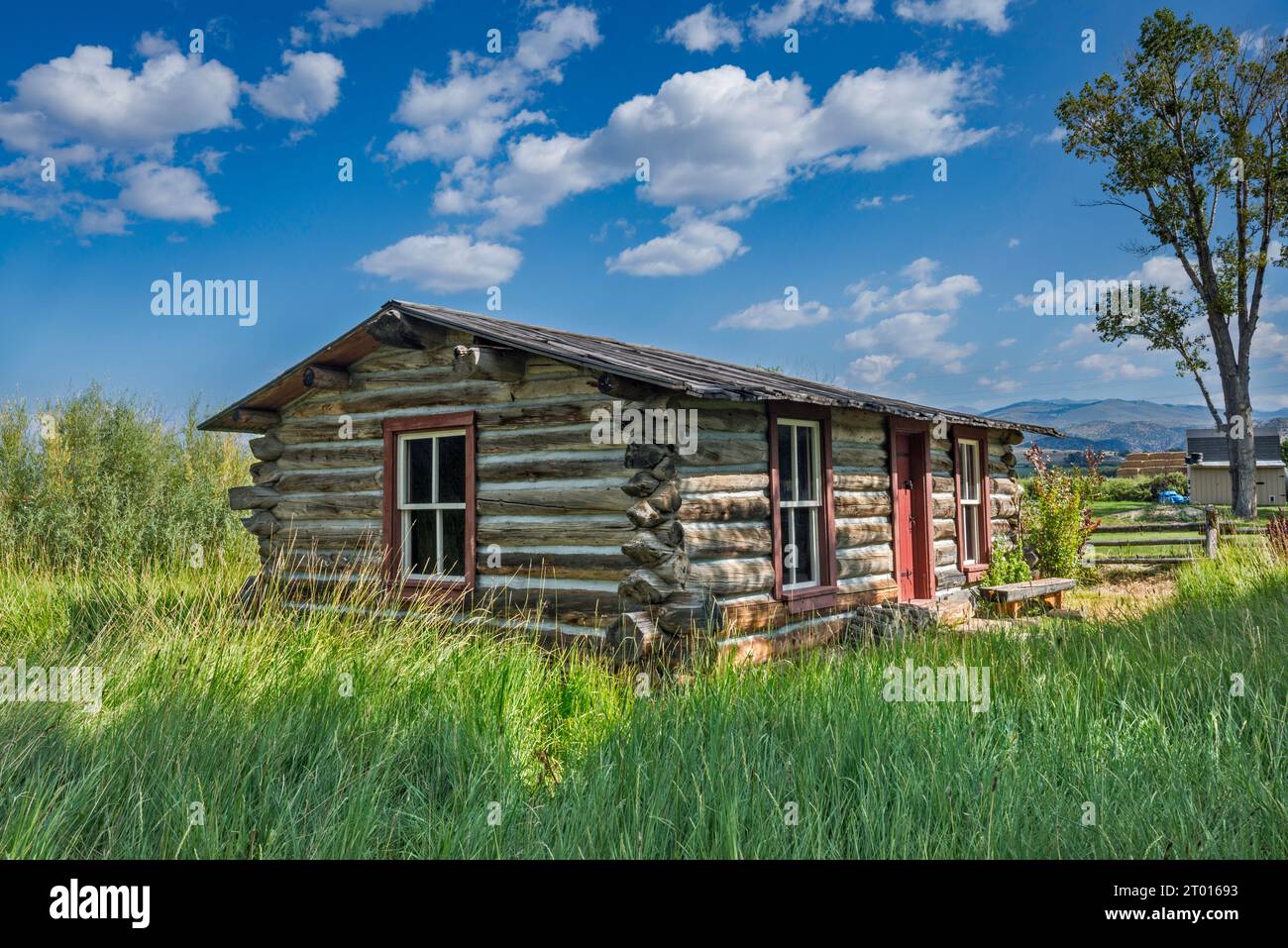 Frank and Minnie Linderman Cabin, built in 1898 in Brandon, moved to ...