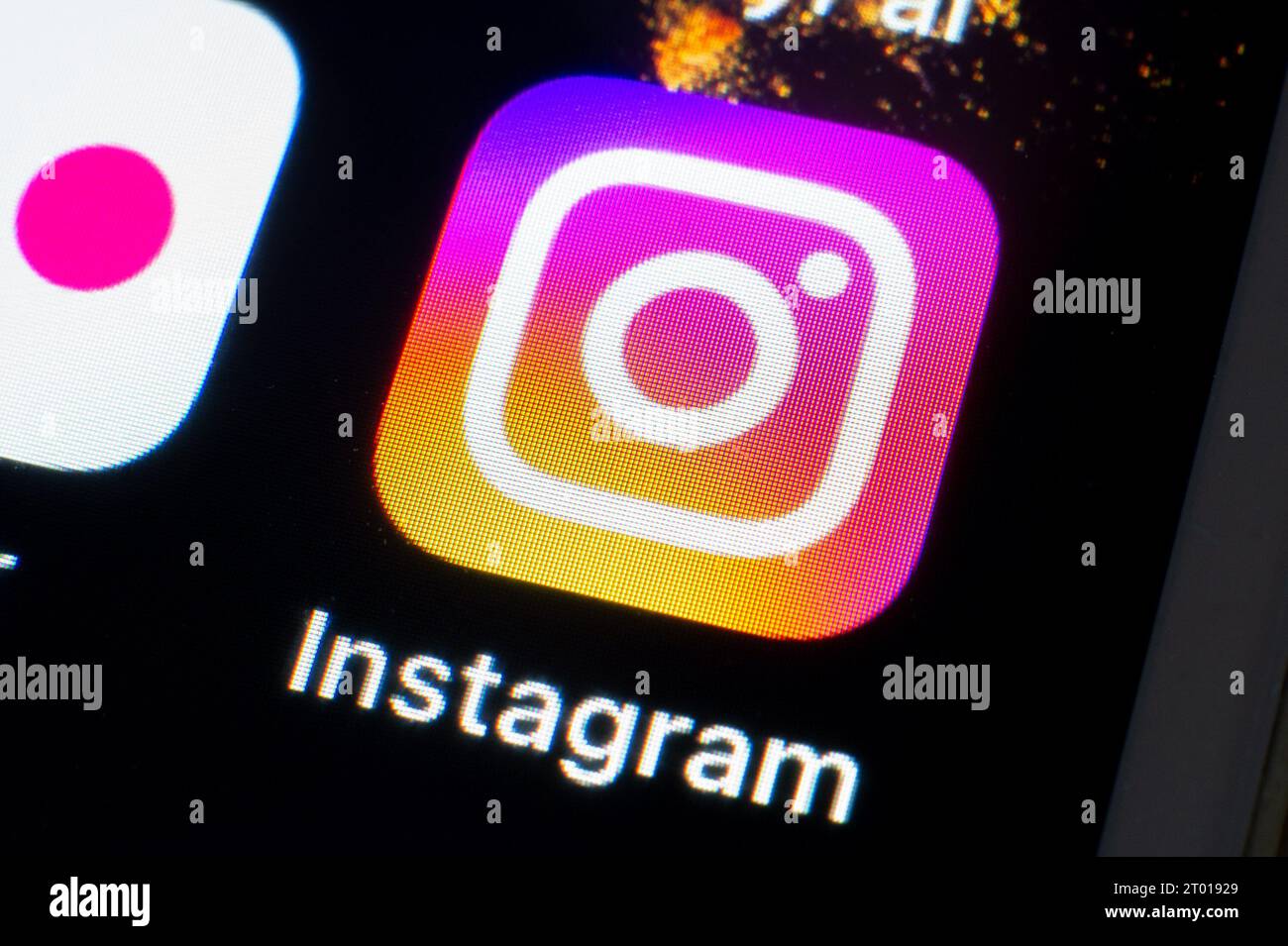 OSTRAVA, CZECH REPUBLIC - AUGUST 2, 2023: Logo of Instagram mobile app ...