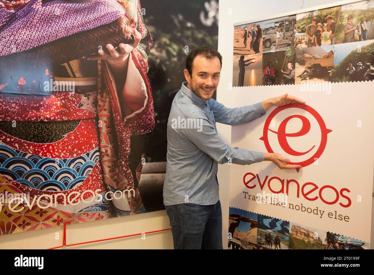 Eric LA BONNARDIERE and Yvan WIBAUX managers of EVANEOS start up Stock Photo - Alamy