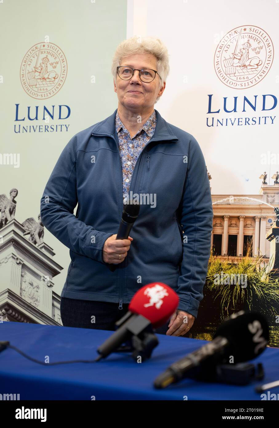 Stockholm, Sweden. 03rd Oct, 2023. LUND 2023-10-03The French-Swedish ...