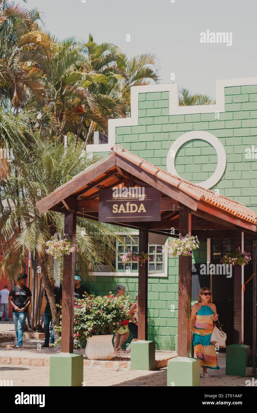 store exit with rustic style Stock Photo - Alamy