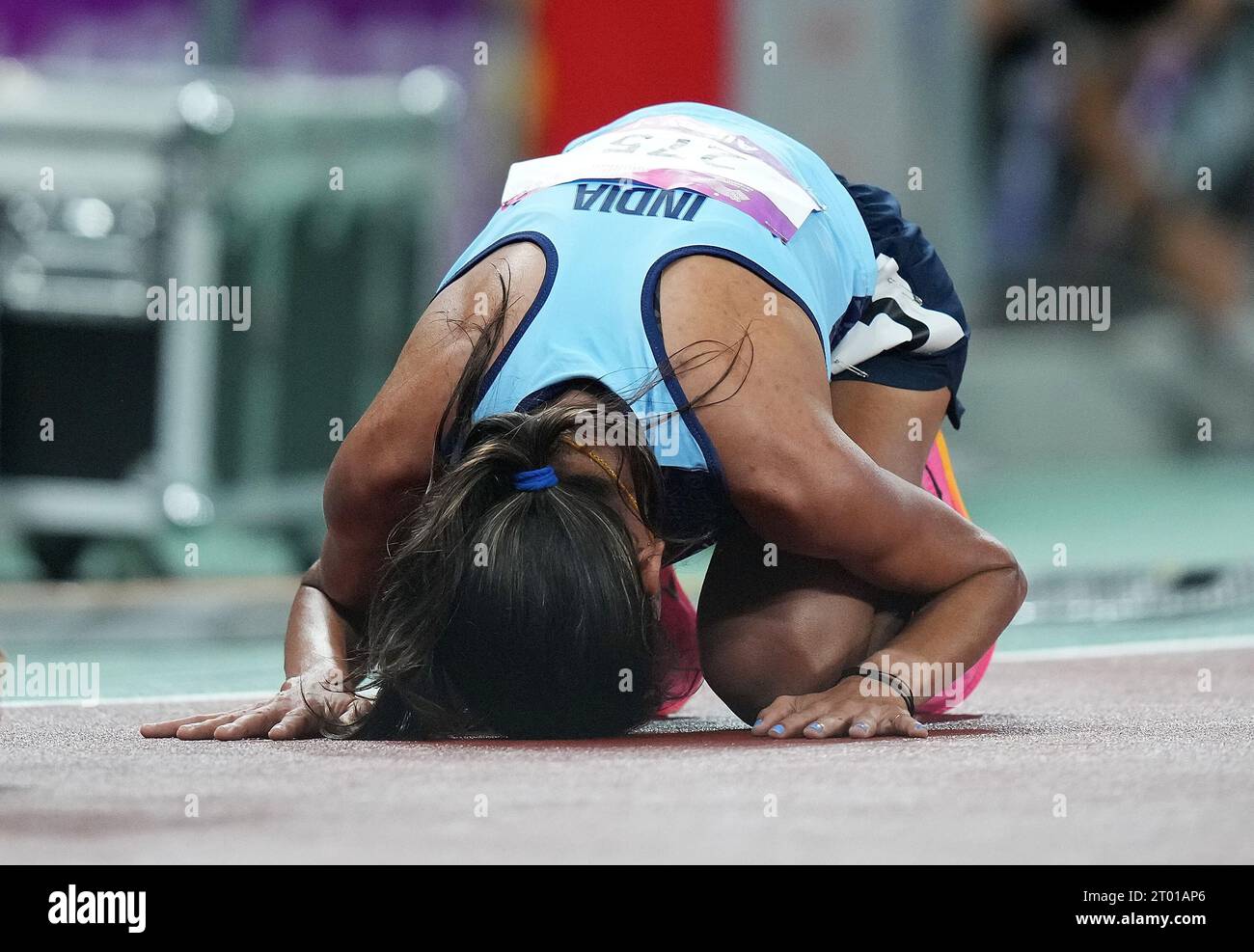 Hangzhou, China's Zhejiang Province. 3rd Oct, 2023. Parul Chaudhary of ...
