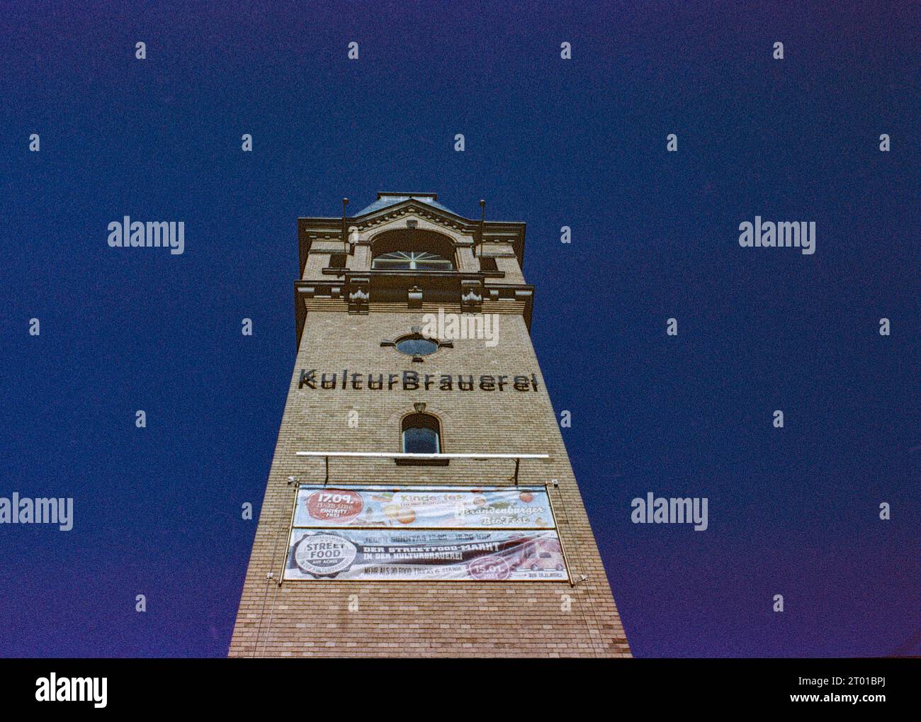 The Iconic Tower of Kulturbrauerei Tower, a former BeerBrewery at ...