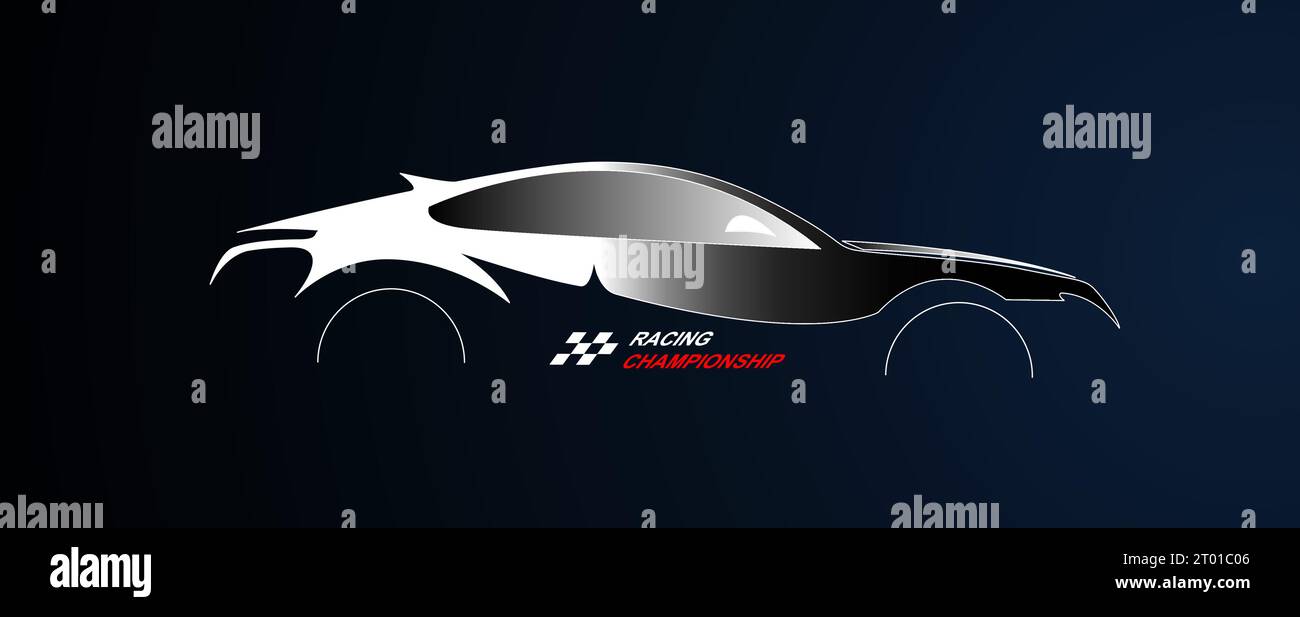 Racing speed background, vector illustration abstraction in car track ...