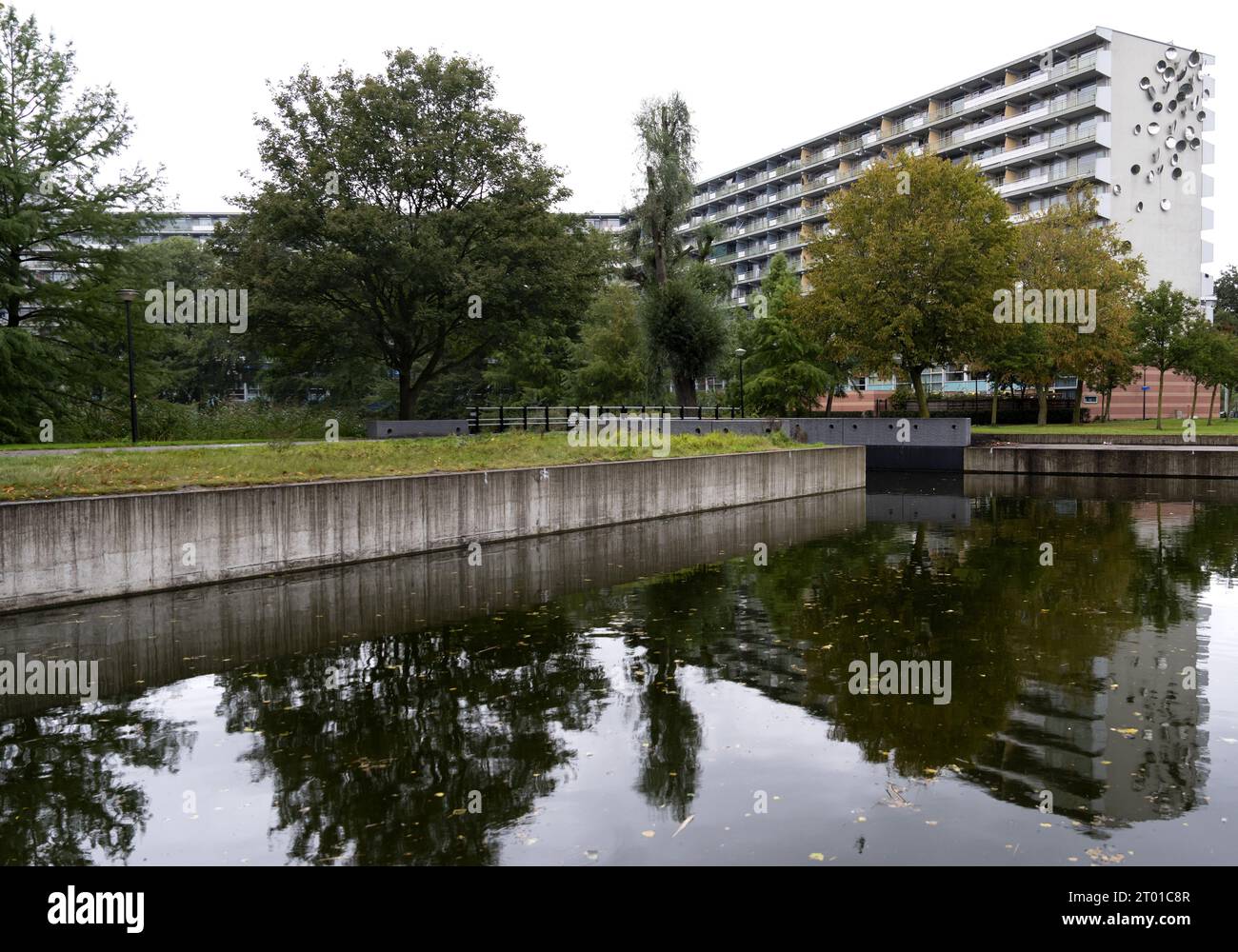 AMSTERDAM - The Monument to the Air Disaster in the Bijlmer with the ...