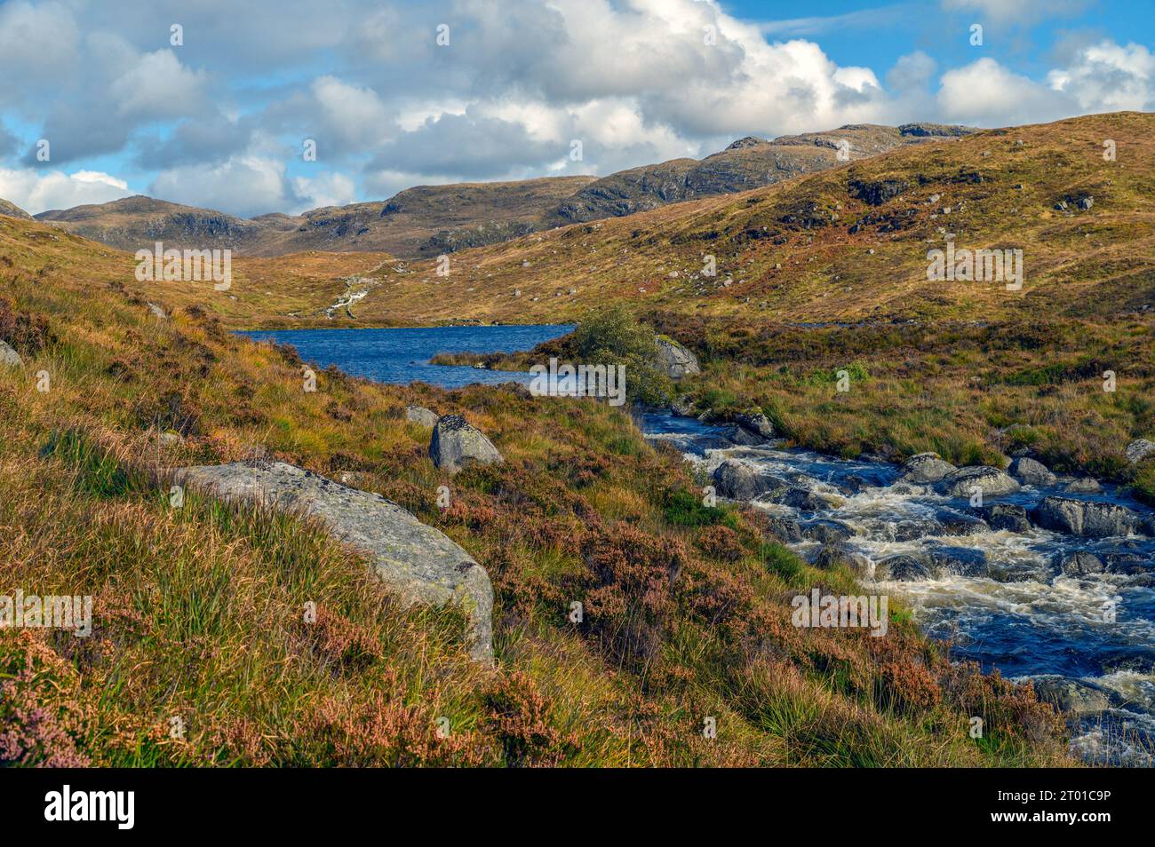 Loch Valley, The Gairland Burn and The Dungeon Hills of Galloway ...