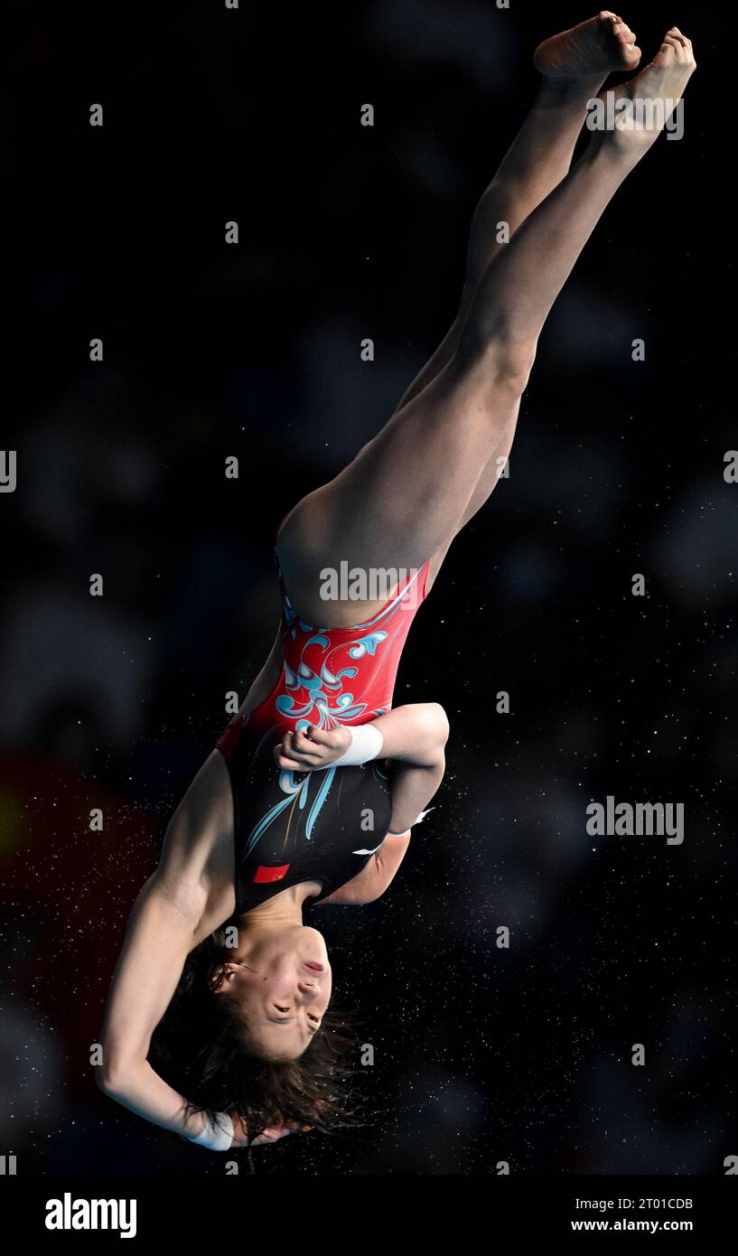 Hangzhou, China's Zhejiang Province. 3rd Oct, 2023. Chen Yuxi of China ...