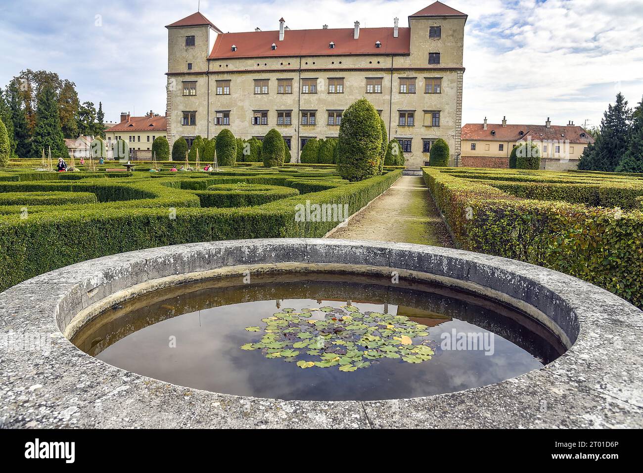 Bucovice Chateau (Renaissance architecture) in Bucovice, Czech Republic, October 1, 2023. (CTK ...