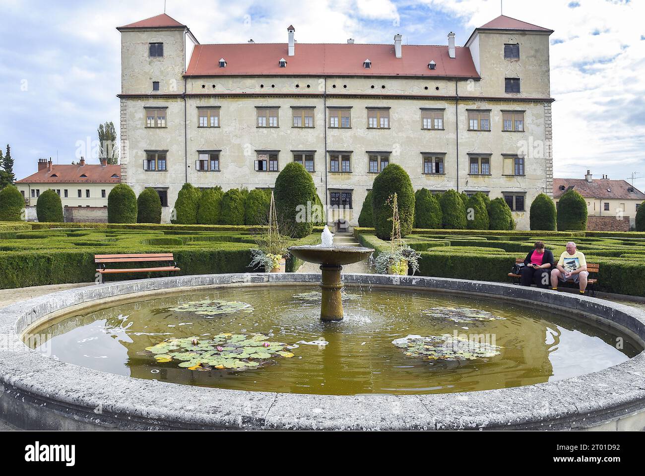 Bucovice Chateau (Renaissance architecture) in Bucovice, Czech Republic, October 1, 2023. (CTK ...