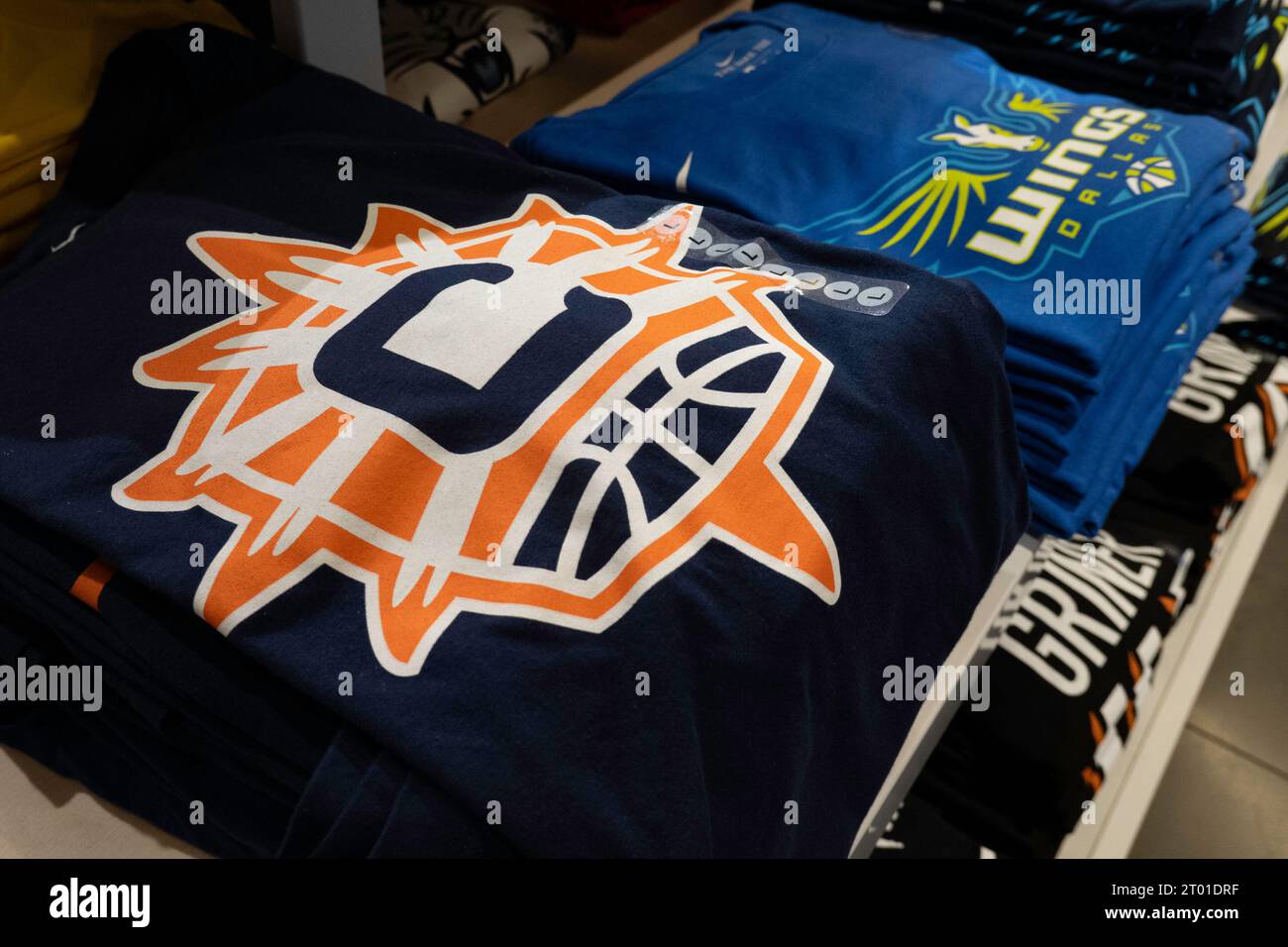 The flagship NBA store on fifth Avenue carries a full range of WNBA ...