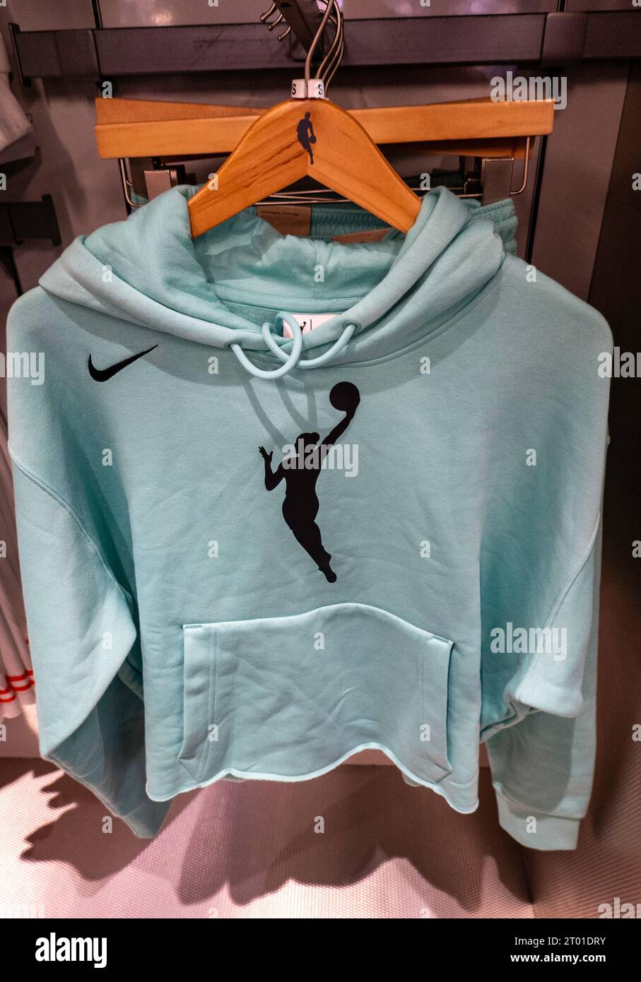The flagship NBA store on fifth Avenue carries a full range of WNBA ...