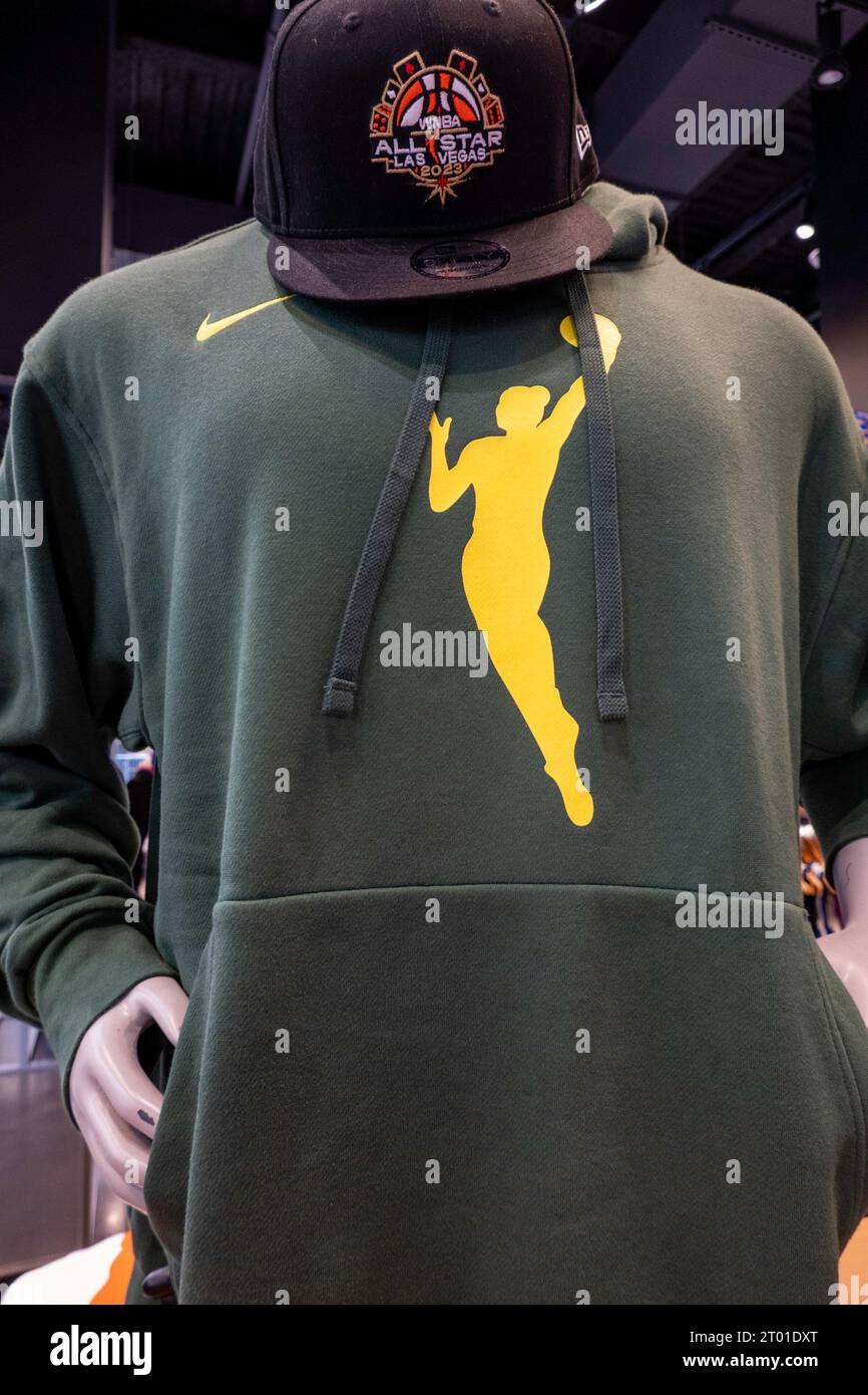 The flagship NBA store on fifth Avenue carries a full range of WNBA ...