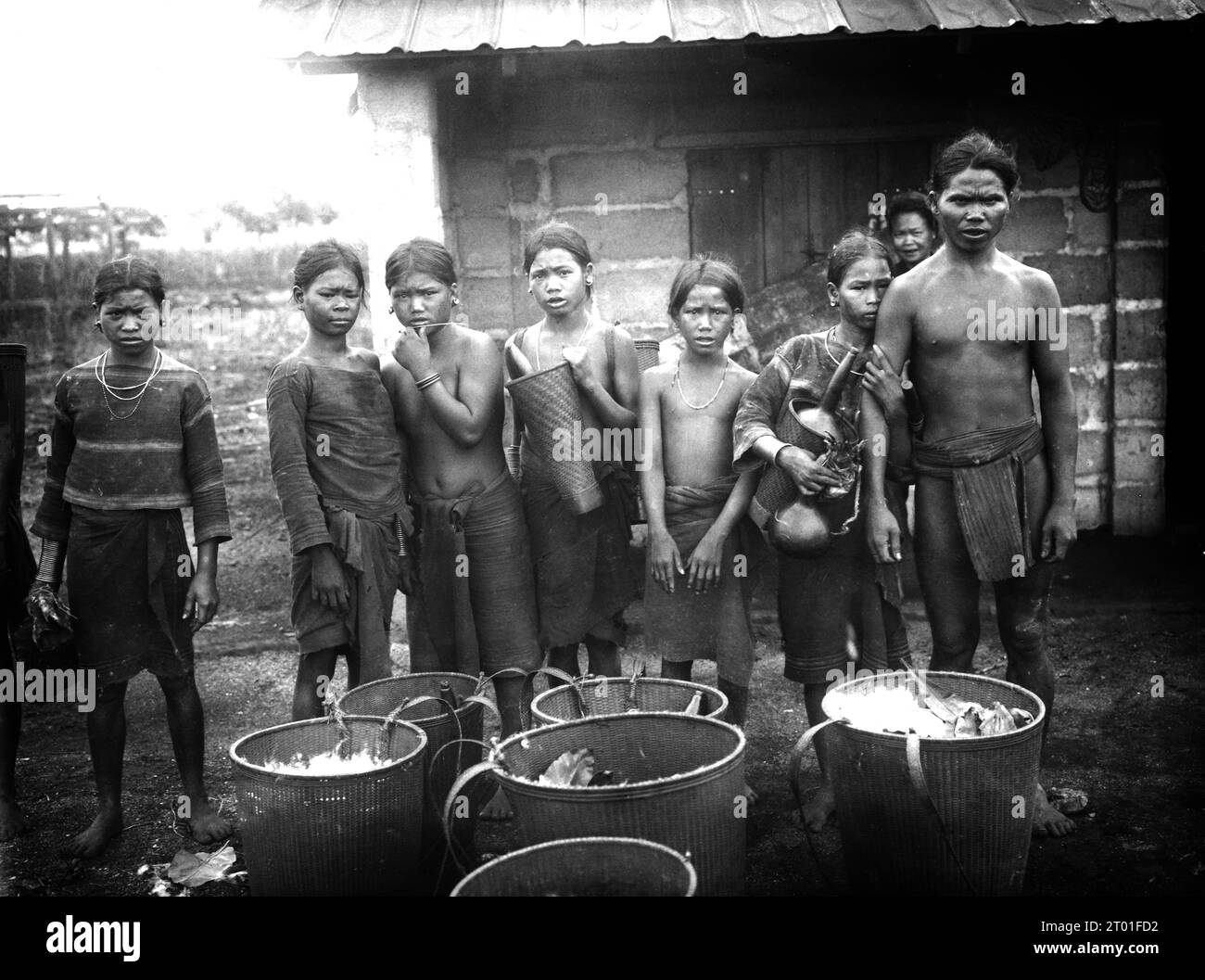 INDOCHINA, colonial era, rural people, around 1925 Stock Photo - Alamy
