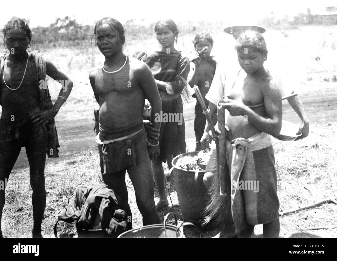 INDOCHINA, colonial era, rural people, around 1925 Stock Photo - Alamy