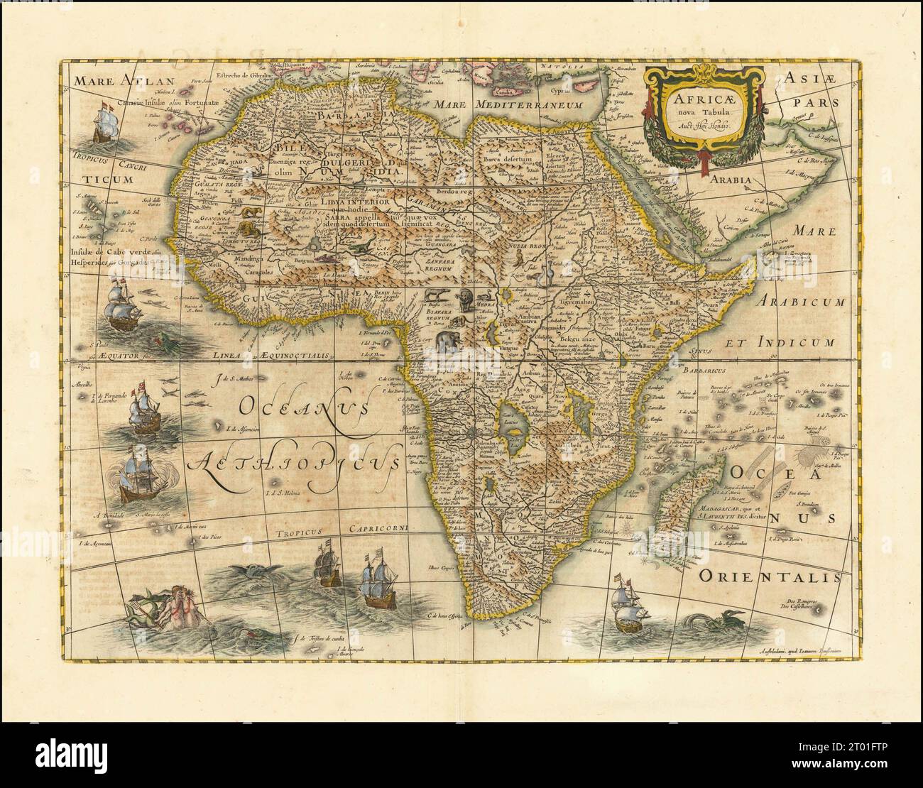 New Map of Africa Stock Photo - Alamy