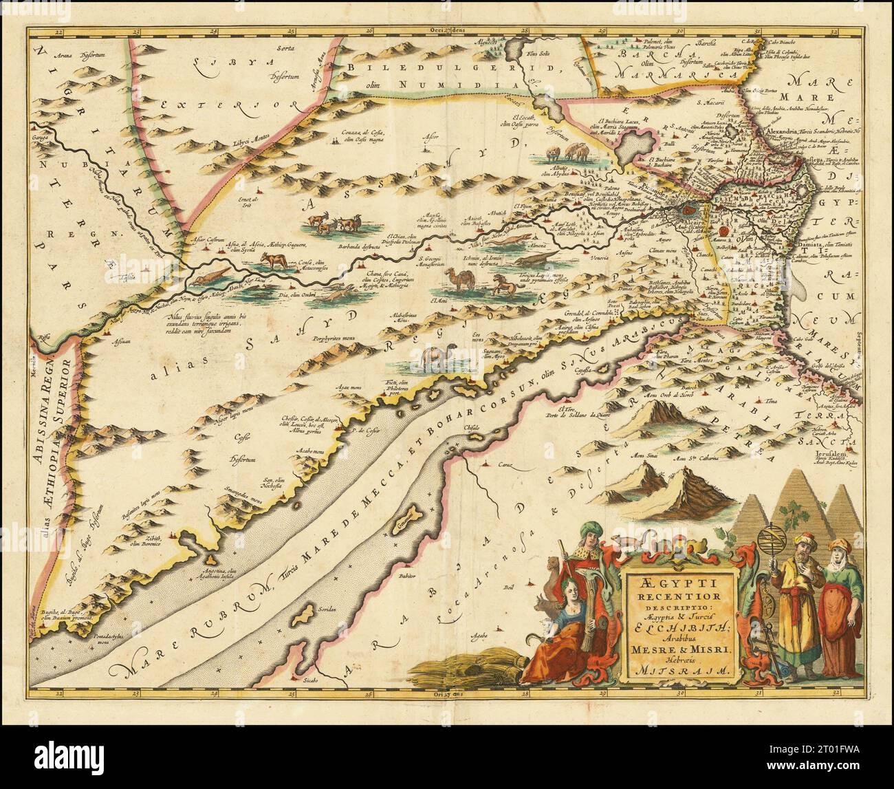 Recent Description of Egypt - Egyptians & Turks Elchibit; To the Arabs ...
