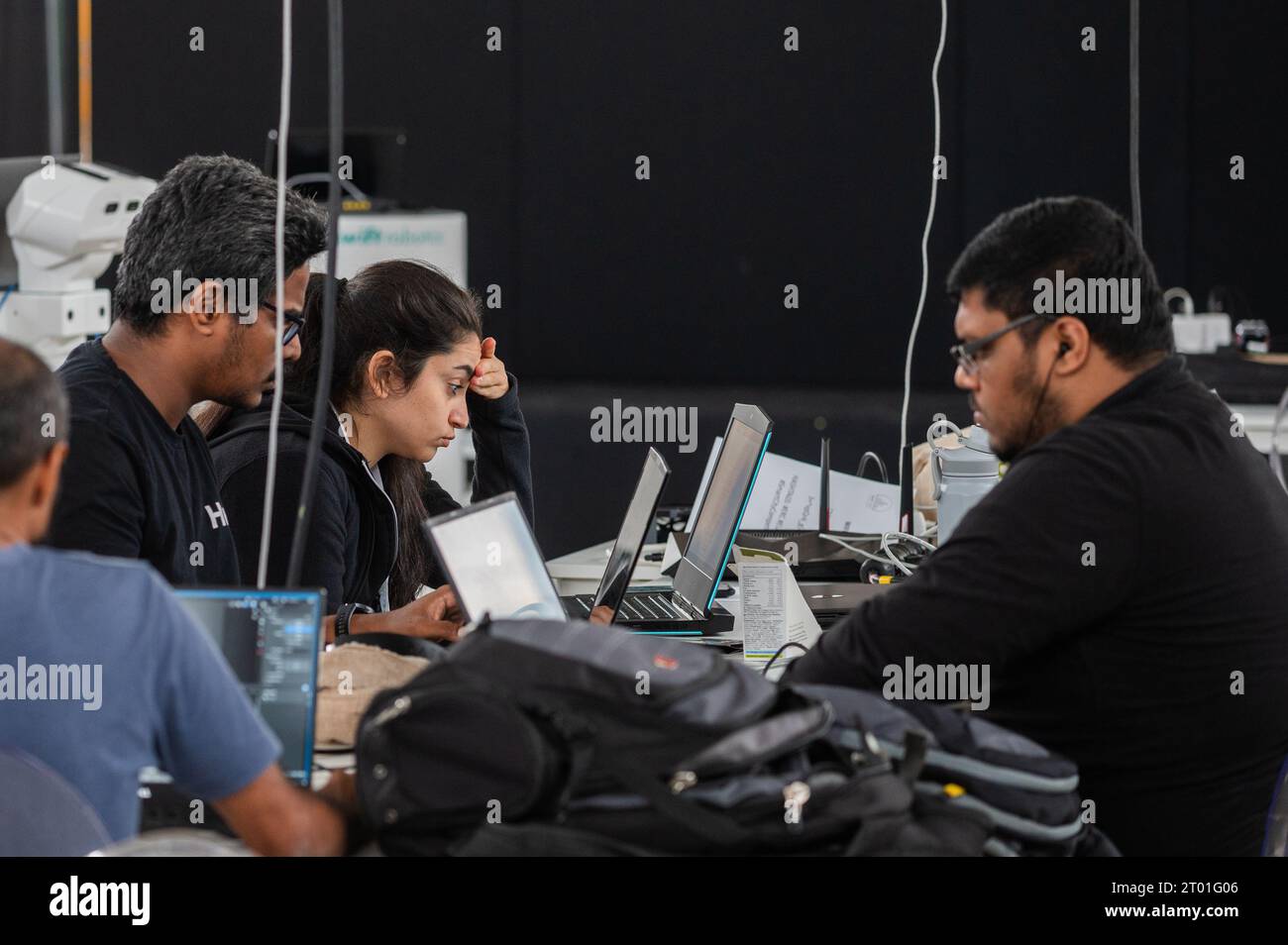 Robotics students at Milton keynes smart city Robotics competition 2023 ...