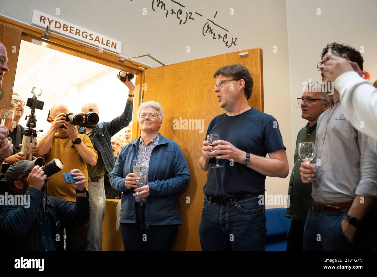 LUND 2023-10-03The French-Swedish physicist Anne L'Huillier, who is one ...