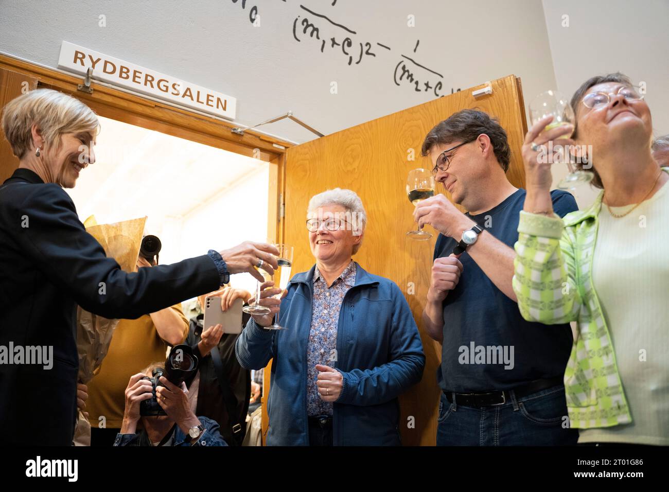 LUND 2023-10-03The French-Swedish physicist Anne L'Huillier, who is one ...