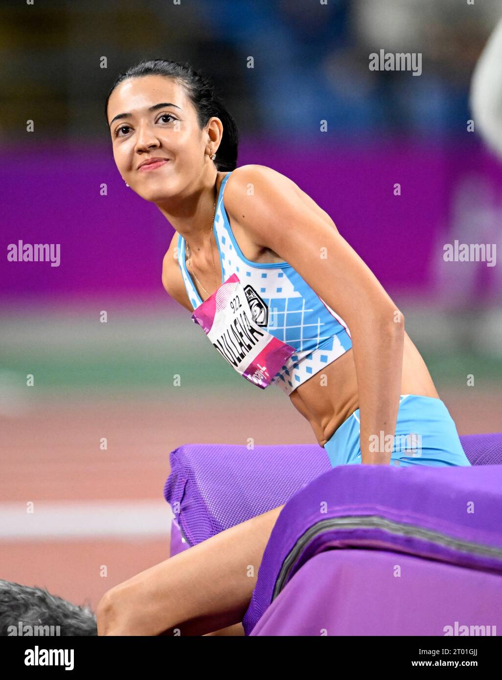 Hangzhou, China's Zhejiang Province. 3rd Oct, 2023. Safina Sadullaeva ...