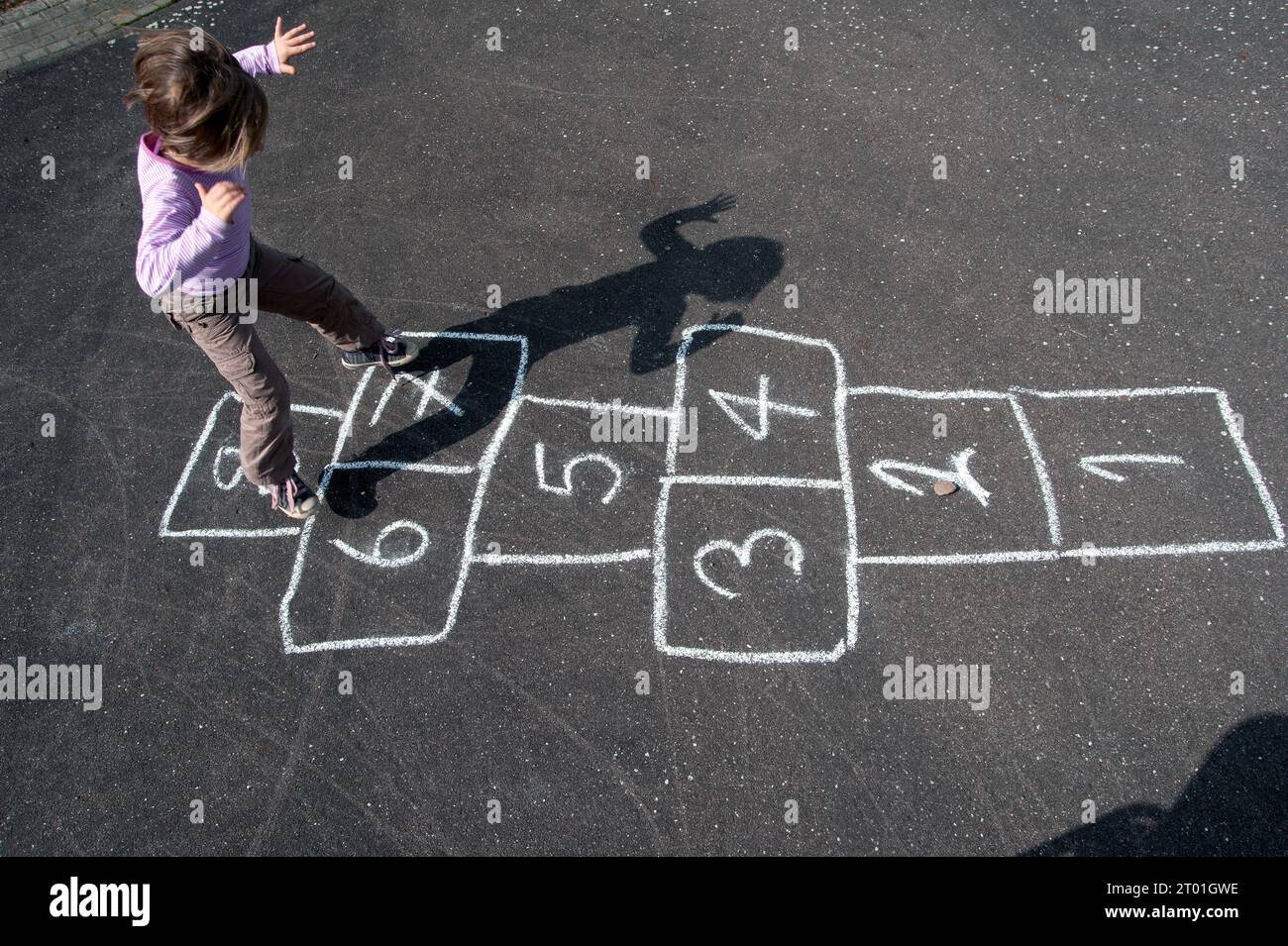 Games in playground hi-res stock photography and images - Alamy