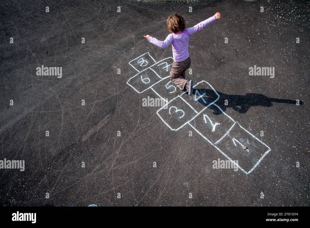 Games in playground hi-res stock photography and images - Alamy